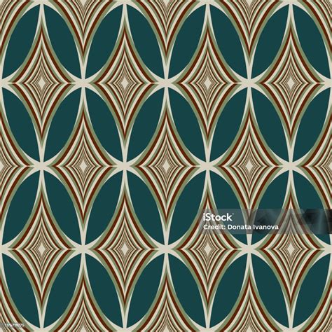 마름모 조각 기하학적 모양과 벡터 원활한 패턴 추상 텍스처입니다 장식 직물 직물 벽지에 대한 디자인 0명에 대한 스톡 벡터 아트