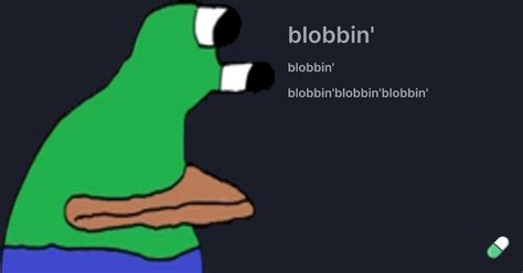 Blobbin Blobbin Pump