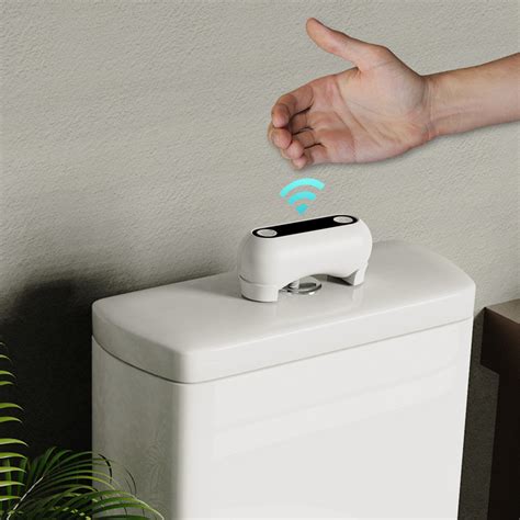 Touchless Automatic Toilet Flush With Infrared Sensor And Smart Switch Wisteris