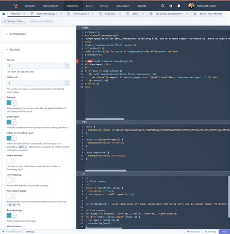Customizable Cms Developer Settings For Coded Files