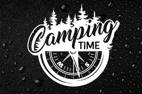 Compass Camping Decal Sticker Camper Van Sticker Car Caravan Etsy