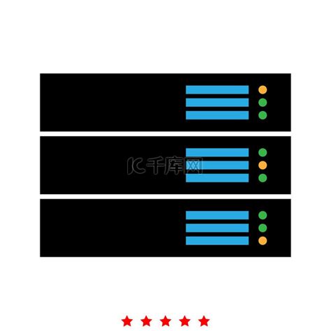 服务器图标 。素材图片免费下载 千库网