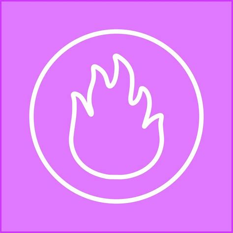 Fire Vector Icon 41134710 Vector Art At Vecteezy