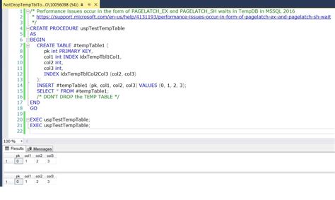 Hk Sql Server Doctor Reduce Pagelatch Waits In Tempdb On Mssql 2016