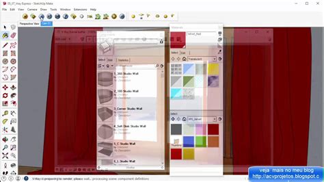 Vídeo Tutorial Sketshup Renderização V Ray 14 Youtube