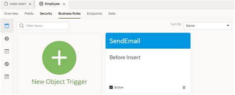 Create Object Triggers In Oracle Visual Builder Techsupper