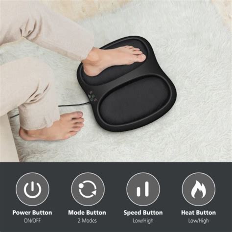 Snailax Foot Massager Machine Rolling Scraping Vibration Foot Massager