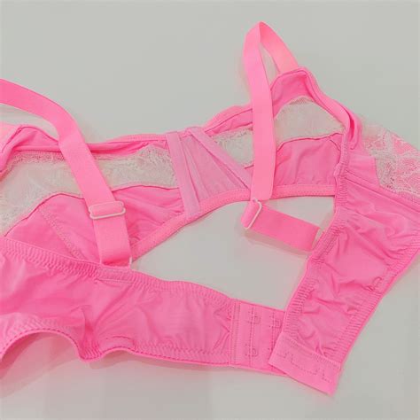 Neon Pink Flat Chest Bra For Men AA Training Bra Sissy Men Etsy Canada