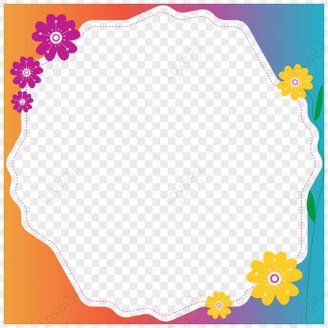 꽃 아바타 프레임 트위블 만화 꽃 아바타꽃들화신 Png 일러스트 무료 다운로드 Lovepik