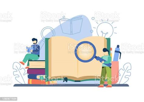 교육 개념 책은 책의 스택에 책을 읽고 성공과 더 나은 아이디어에 대한 지식을 얻을 수있는 책을 탐구온라인 책 도서관 시험 준비 홈 스쿨링 벡터 그림입니다 개념에 대한 스톡