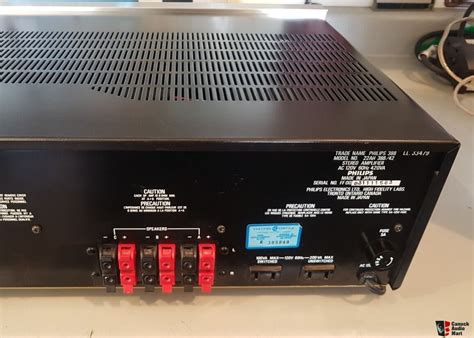 Beautiful Philips 388 Integrated Amp 80 Wpc Rare Photo 2706280