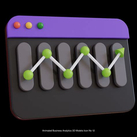 3d Model Collection Animated Business Analytics 3d Models Icon Vr Ar Low Poly Cgtrader