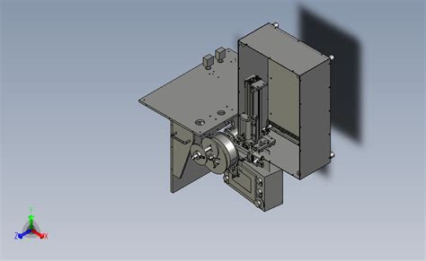 非标自动化设备，线材贴标机3d图纸 Step 模型图纸下载 懒石网