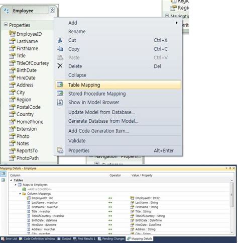 개발자 커뮤니티 Entity Framework 강좌 04 Database First Vs Model