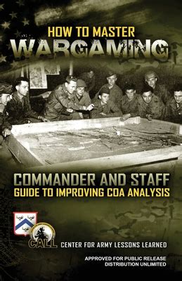How To Master Wargaming Commander And Staff Guide To Improving Course Of Action Analysis