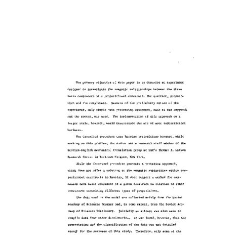 Semantics Of Prepositional Constructs In Russian Tentative Approach