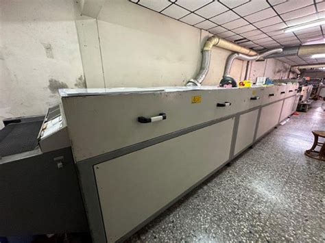 中古印刷機 衡易印刷機材有限公司 Q0606 櫻井網印機 局部上光 UV烘乾