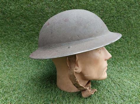 Wwii British Mkii Helmet Dated 1942 Trade In Military