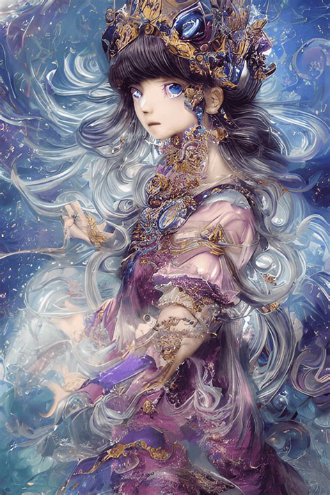 Beautiful Anime Princess Graphic Creative Fabrica