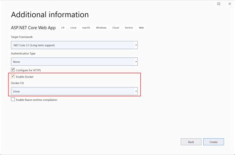 Visual Studio Container Tools With Aspnet Visual Studio Windows