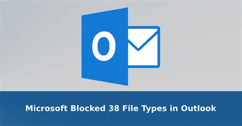 Microsoft Blocked 38 File Types In Outlook Web To Prevent Malware
