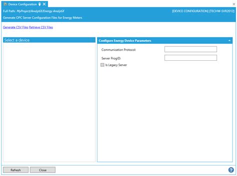 Device Configuration