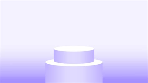 화장품 쇼케이스를 위한 3d 받침대 실린더 서클 퍼플 소프트 포디움 서클 스테이지 퍼플 파스텔 소프트 컬러 광고 복사 공간