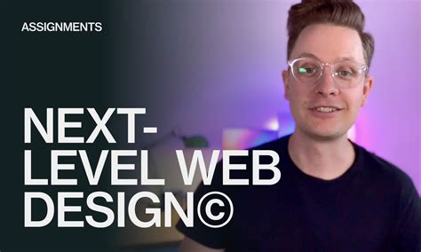 Next Level Web Design Assignments Figma
