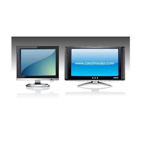 2 Vector LCD Screen Mockups Set Welovesolo Com 2 Vector Lcd Screen Mockups Set