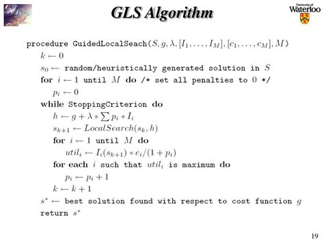 Ppt Comparing Genetic Algorithm And Guided Local Search Methods