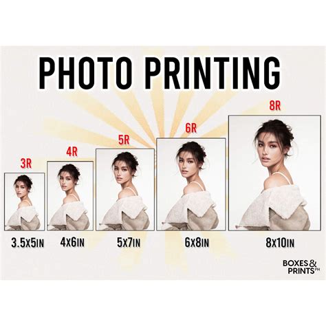 Photo Printing 3r 4r 5r High Quality Studio Print Photos Shopee