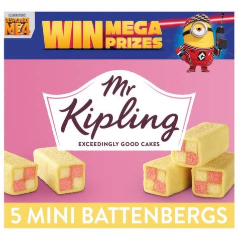 Mr Kipling Mini Battenberg Cakes 5 Pack 164 G Storefront En