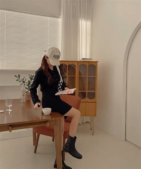 리리앤코 롱 미니 두가지 기장감으로 취향에 맞춰 착용가능하며 카라넥으로 깔끔하며 캐쥬얼한 느낌을 줘요 🖤🖤