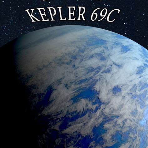 Kepler 69c Exoplanet Infographic Poster Sci Fi Wall Art Print High