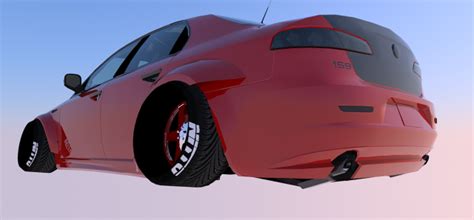 Alfa Romeo 159 Tuned 3d Model
