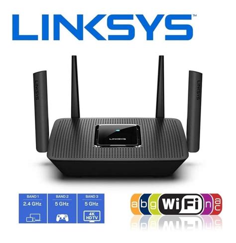 Router Wireless Ac2200 Linksys Mr8300 Mu Mimo 4x4 Tri Band Gigabit Usb