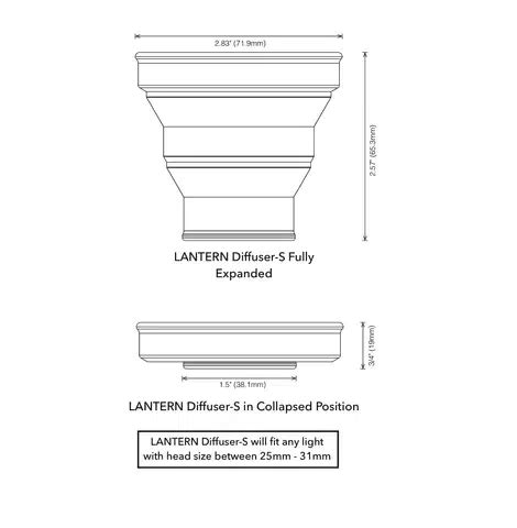 Lantern Silicone Diffuser Beacon Light