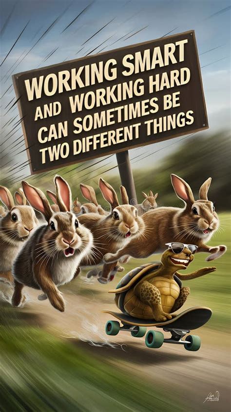 A Poster For The Movie It S A Turtle And The Words Working On It Stock Illustration