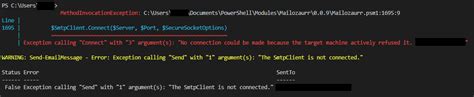 Smtpclient Not Connected When Using Send Emailmessage · Issue 10 · Evotecitmailozaurr · Github