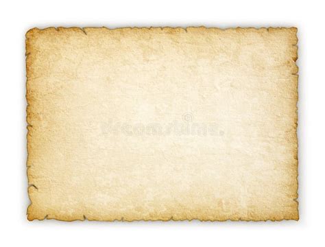 Old Scroll Banner Isolated On White Background Stock Illustration Illustration Of Paper