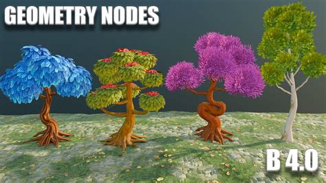 Stylized Trees With Geo Nodes Finished Projects Blender Artists