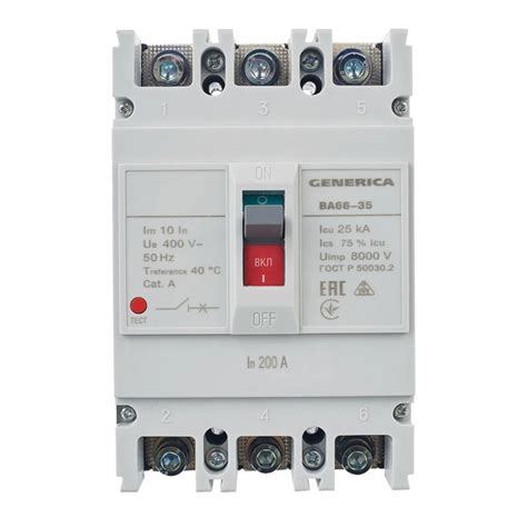 Автоматический выключатель GENERICA ВА66-33 3Р 160А 20кА ИЭК (автомат ...
