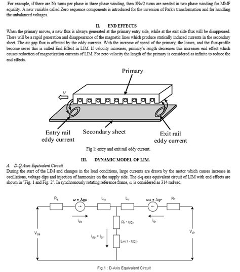 Mathematical Modelling Of Linear Induction Motor Considering End Effects In Dq Frame