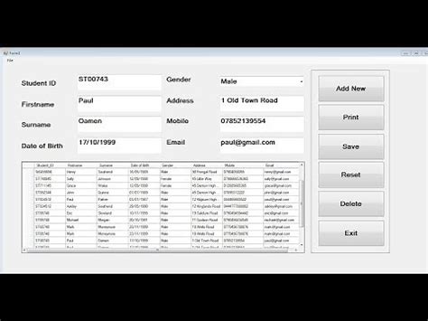 Microsoft Forms Datagridview