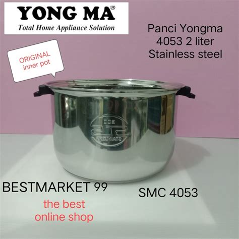 Jual Sintias Panci Yongma Magic Com Smc 4053 Stainless Steel Original Inner Pot Shopee Indonesia