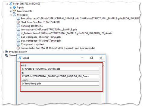 Taking Parameters From Users In Arcpy Via Idle Geographic