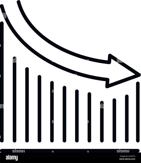 Regression Analysis Icon Outline Regression Analysis Vector Icon For