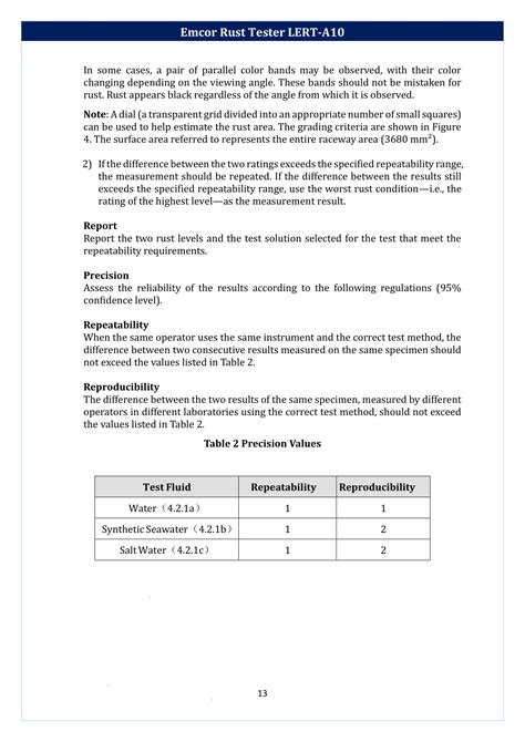 Emcor Rust Tester LERT A10 Operating Manual Labtron