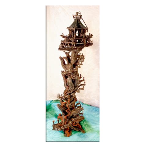 3d Printable The Watchtower In The Forest By Fabio