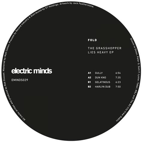 Fold The Grasshopper Lies Heavy Ep Inverted Audio Store